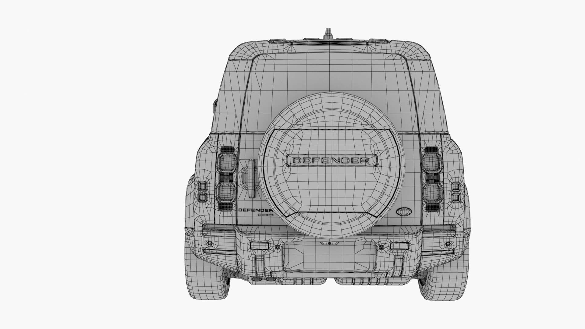 2020 Land Rover Defender - 3D Model by ilham45