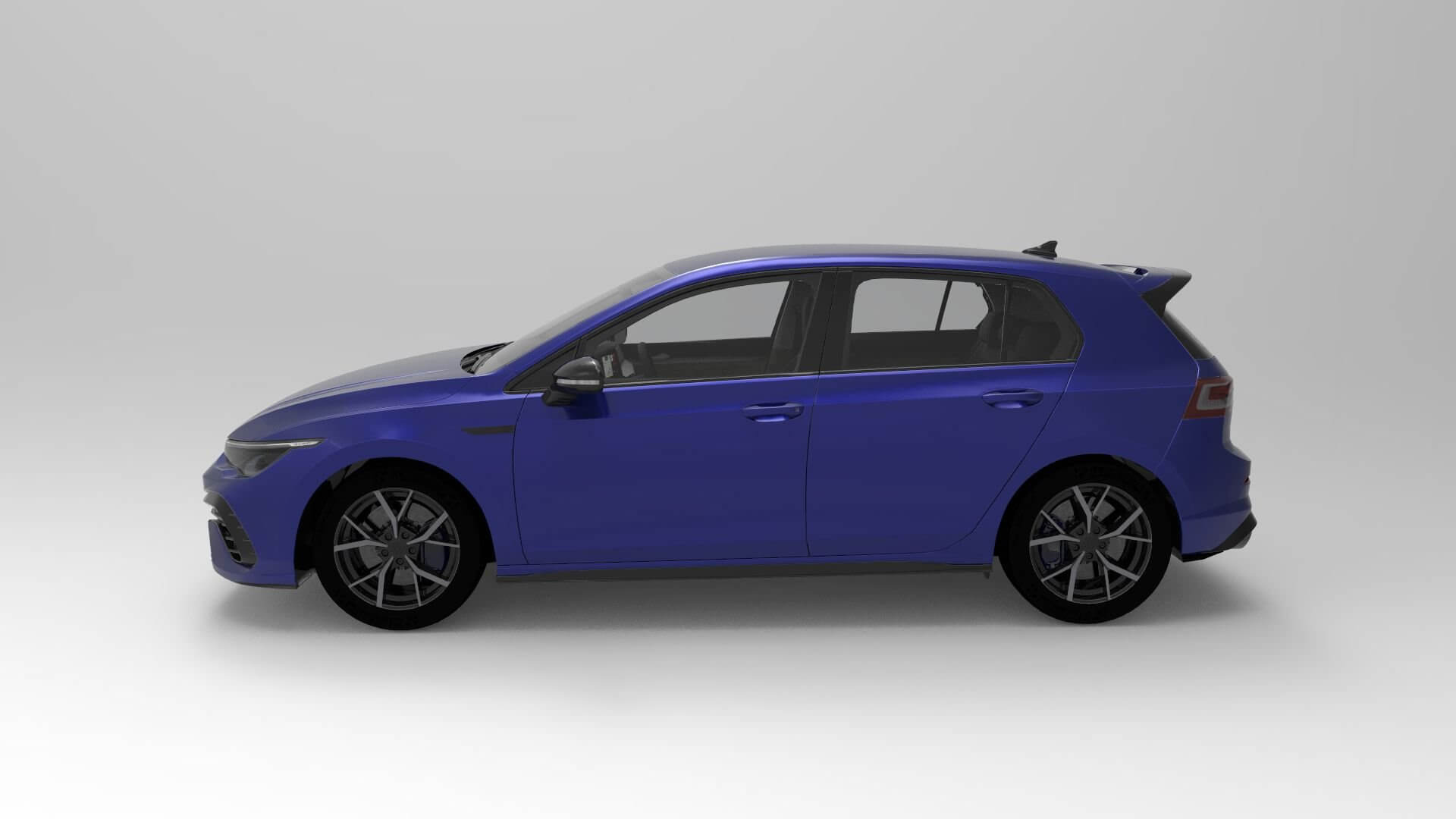 2021 Volkswagen Golf R - 3D Model by ilham45