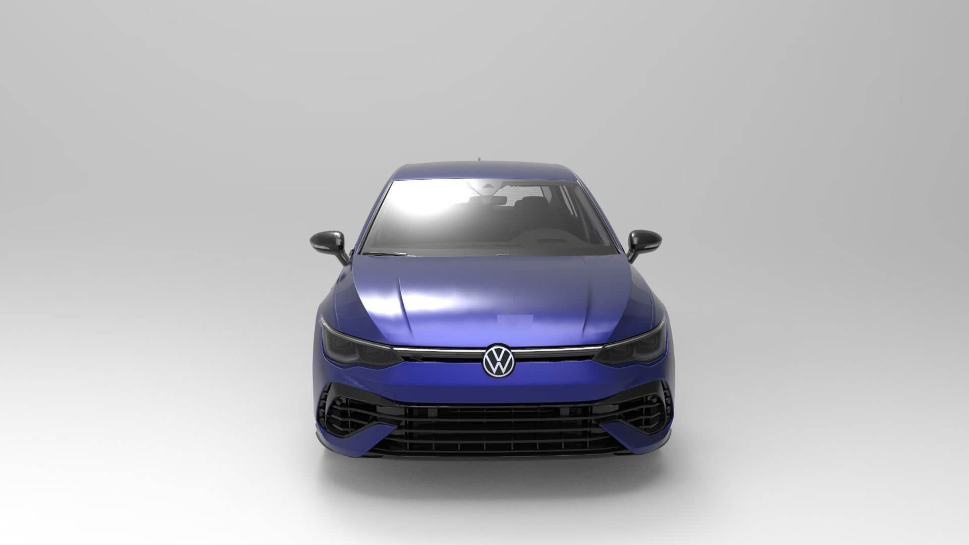 2021 Volkswagen Golf R - 3D Model by ilham45