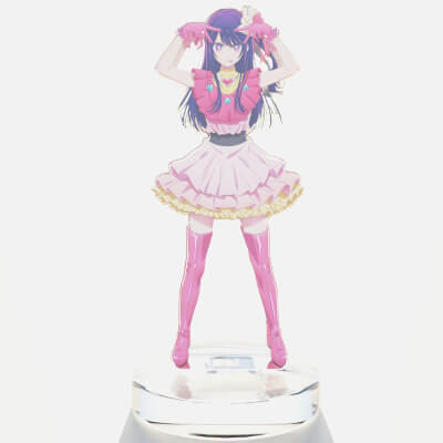 Acrylic Stand Hoshino AI Idol Form 1 - Oshi No Ko 3D Model by ilham45