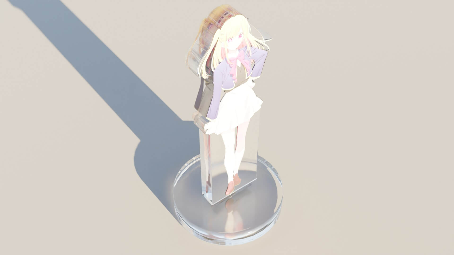 Acrylic Stand Ruby Hoshino - Oshi No Ko 3D Model by ilham45