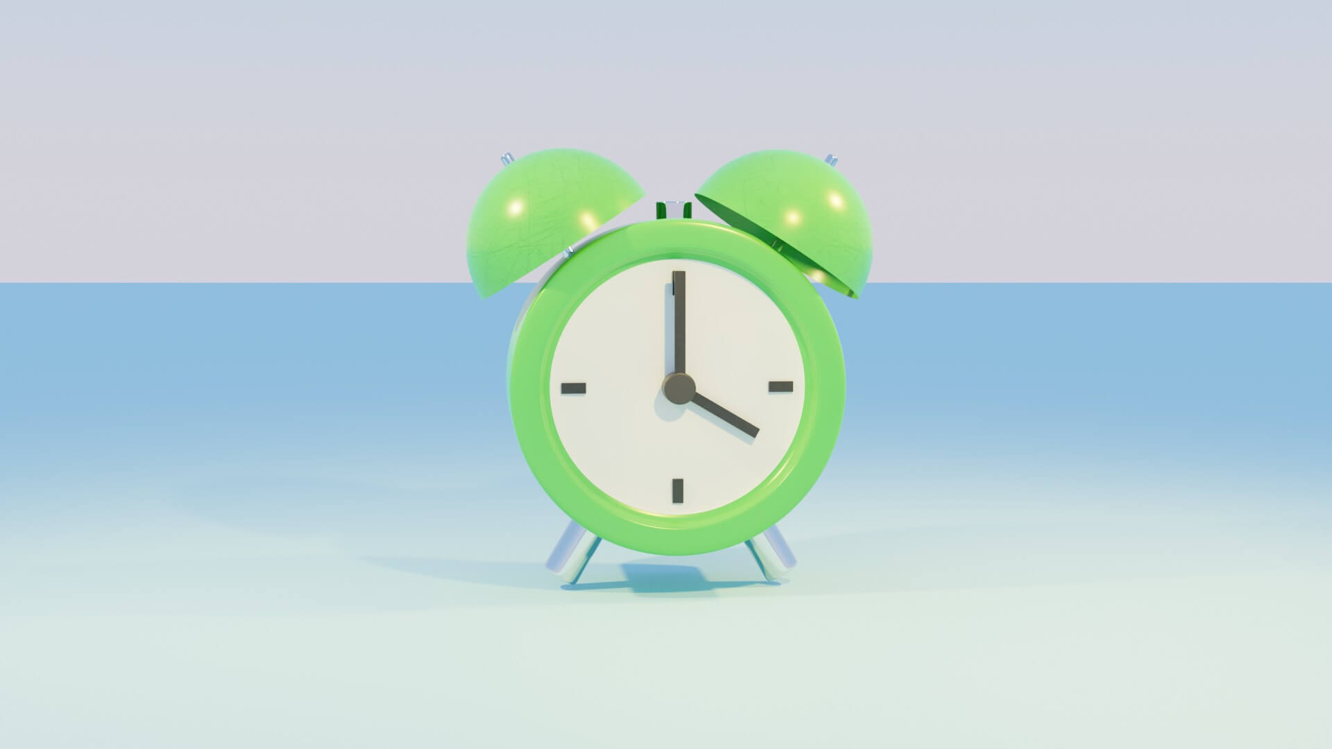 Alarm Clock Green - 3D Model by ilham45