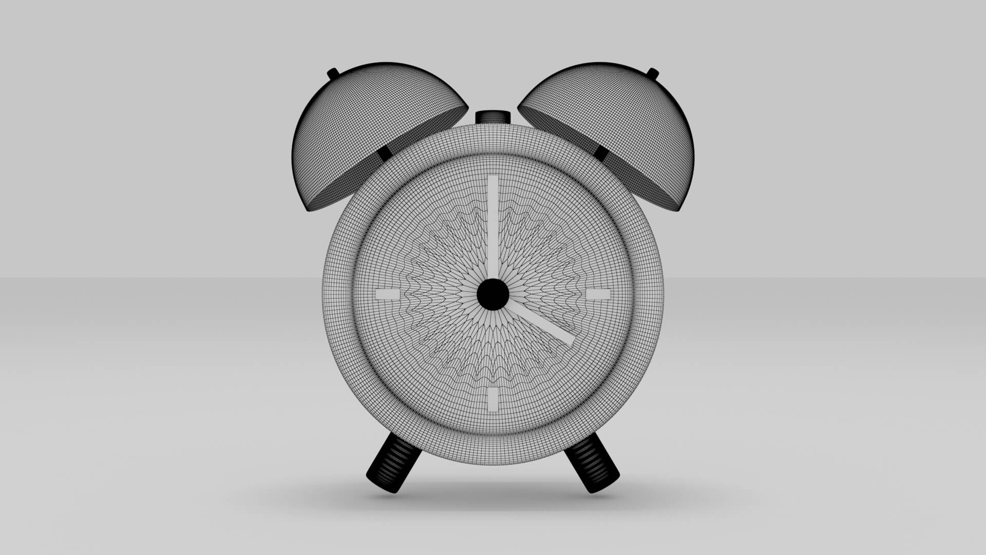 Alarm Clock Green - 3D Model by ilham45