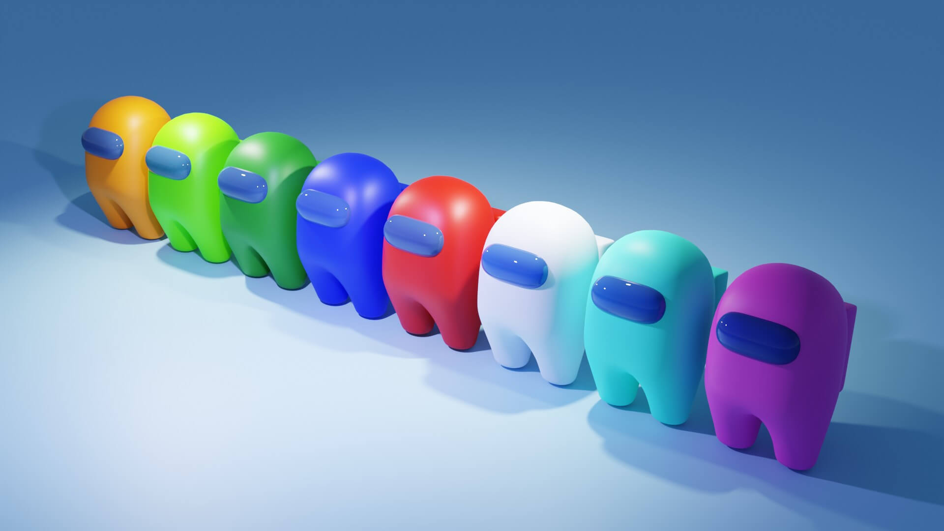 Among US Characters - 3D Model by ilham45