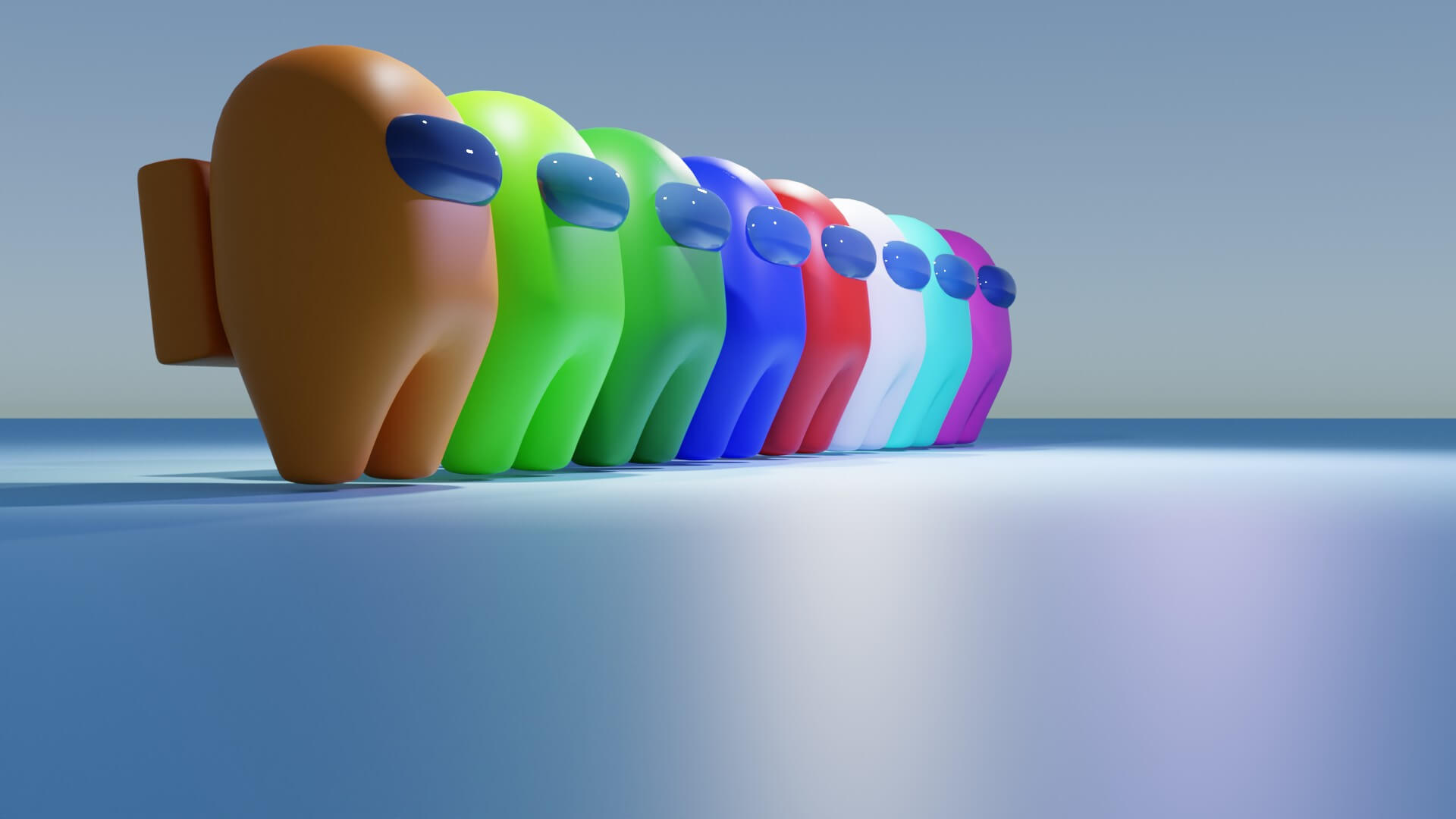 Among US Characters - 3D Model by ilham45