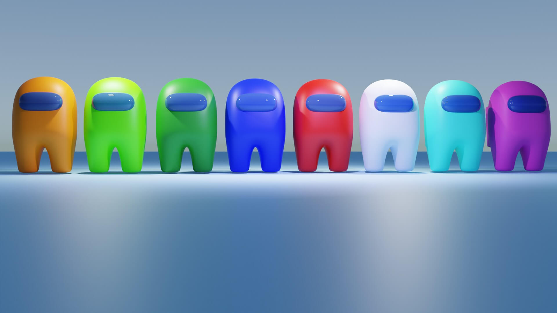 Among US Characters - 3D Model by ilham45