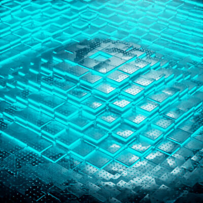 Animated Sci-Fi Industrial Metallic Tiles Seamless Loop 3D Model by ilham45