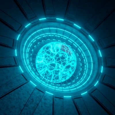 Animated Sci-Fi Plasma Energy Core 3D Model by ilham45