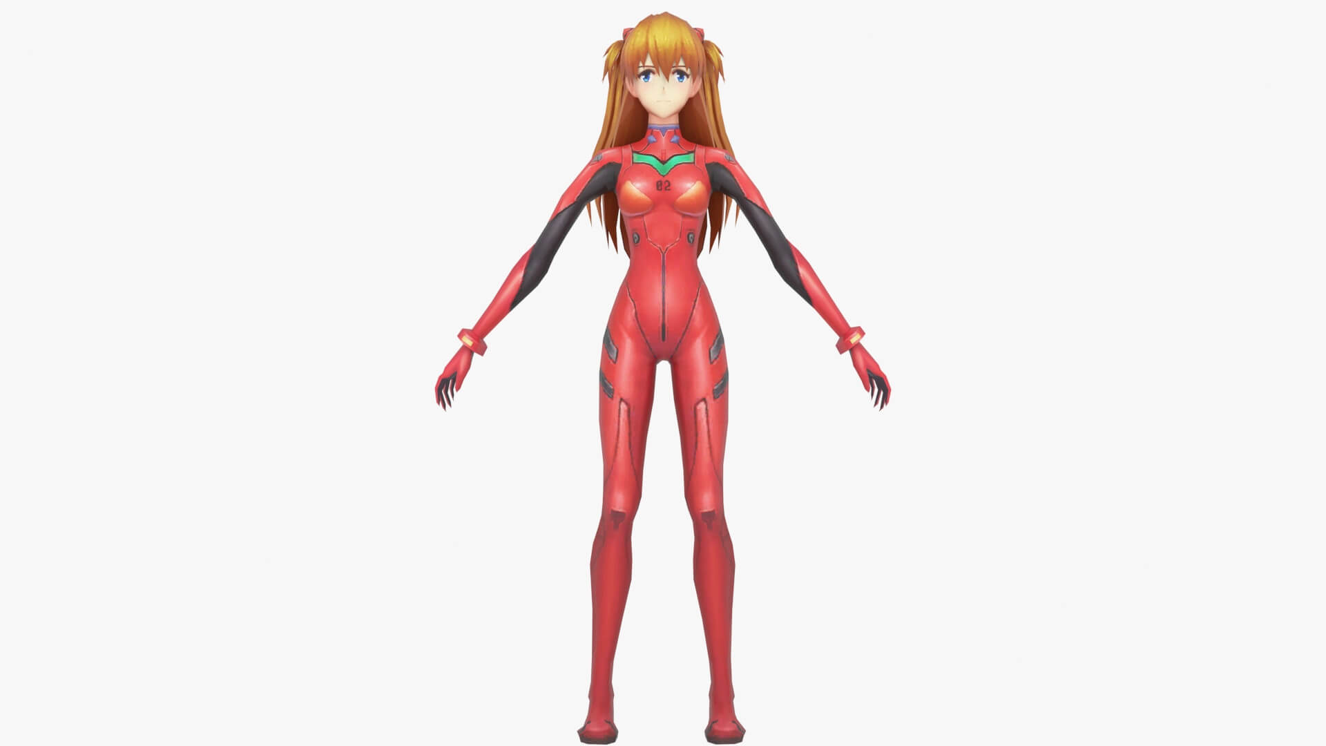 Asuka Langley Soryu and Rei Ayanami - Evangelion 3D Model by ilham45