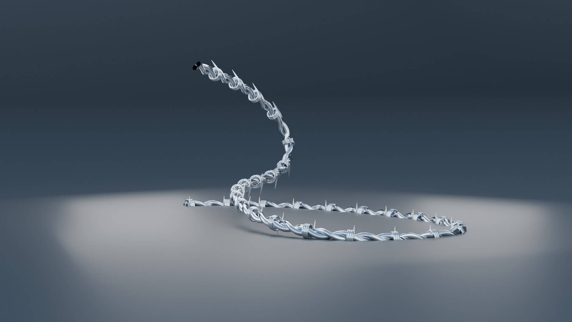 Barbed Wire Metal - 3D Model by ilham45