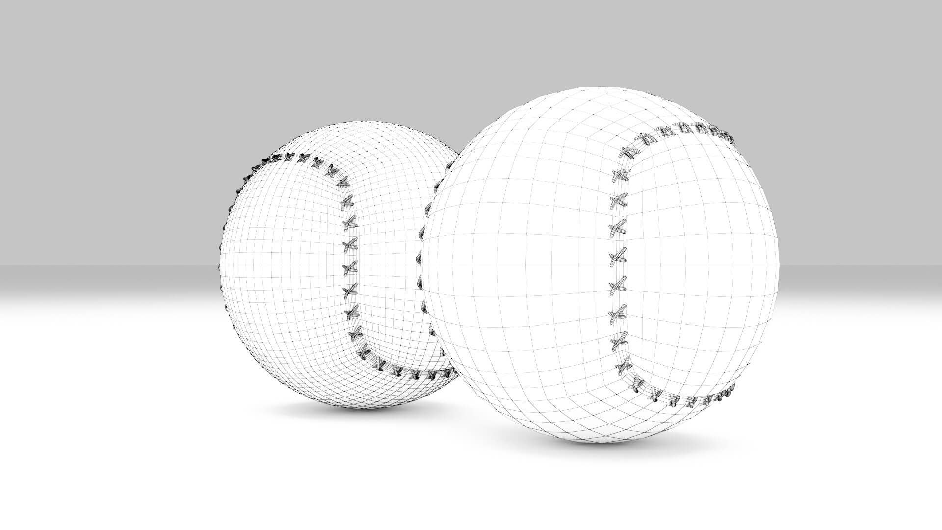 Baseball Ball - 3D Model by ilham45