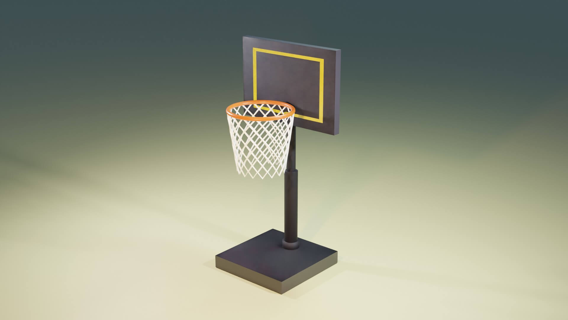 Basketball Ring - 3D Model by ilham45
