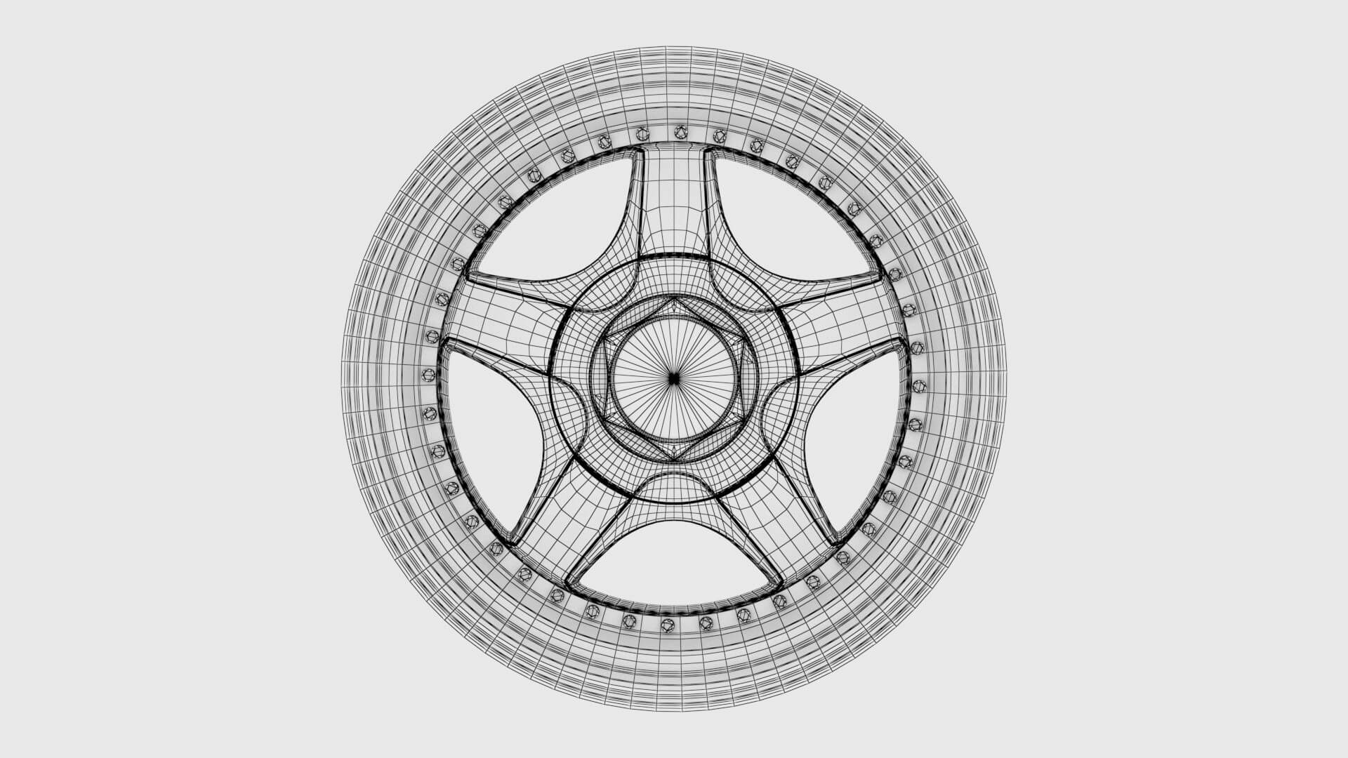 BBS RF Wheel - 3D Model by ilham45