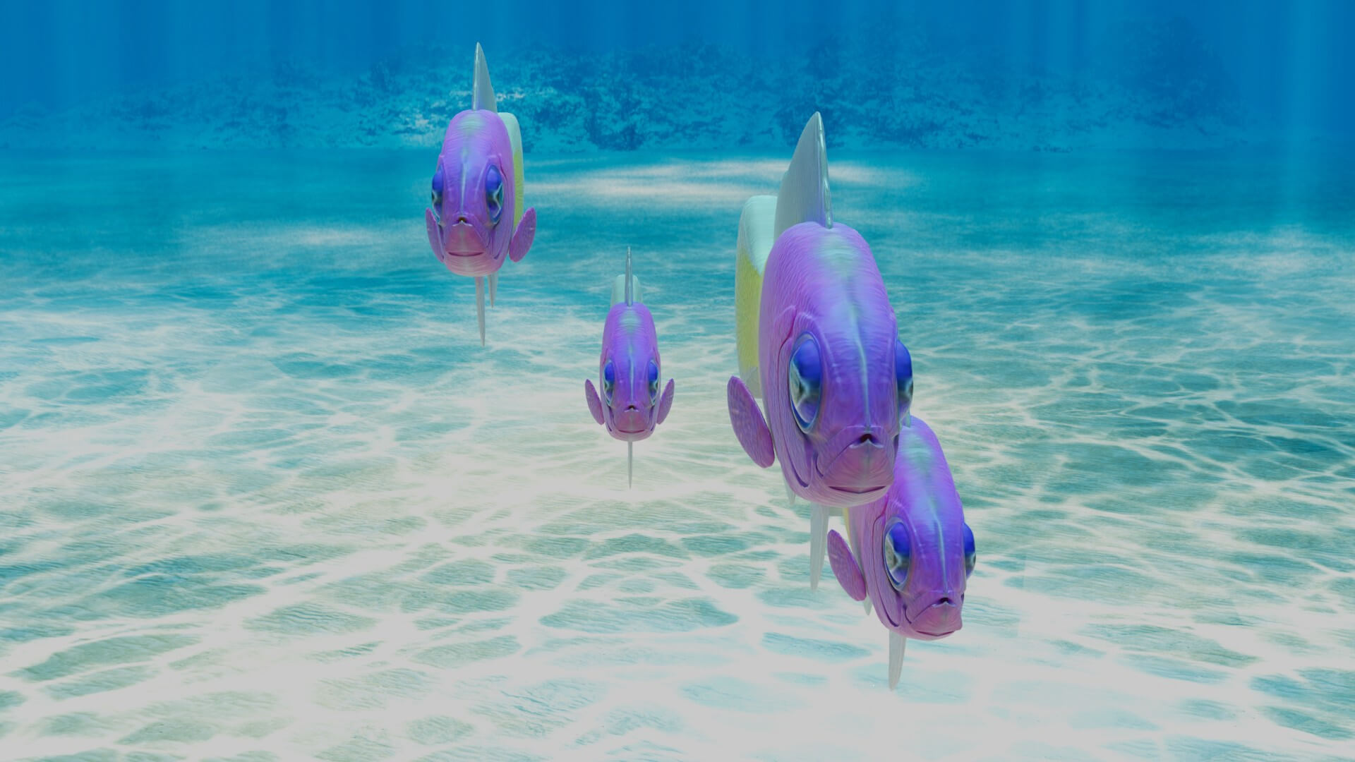 Bicolor Dottyback Fish - 3D Model by ilham45