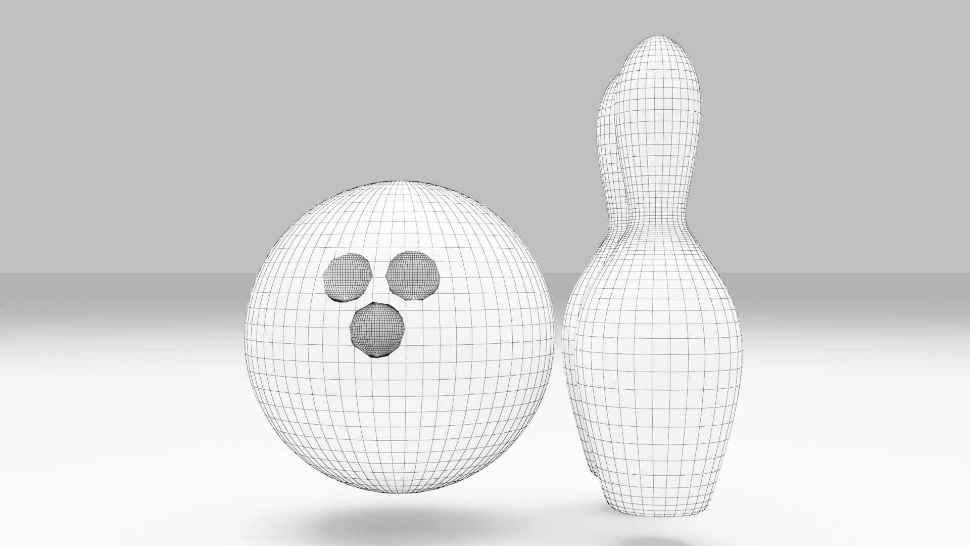 Bowling Pins - 3D Model by ilham45