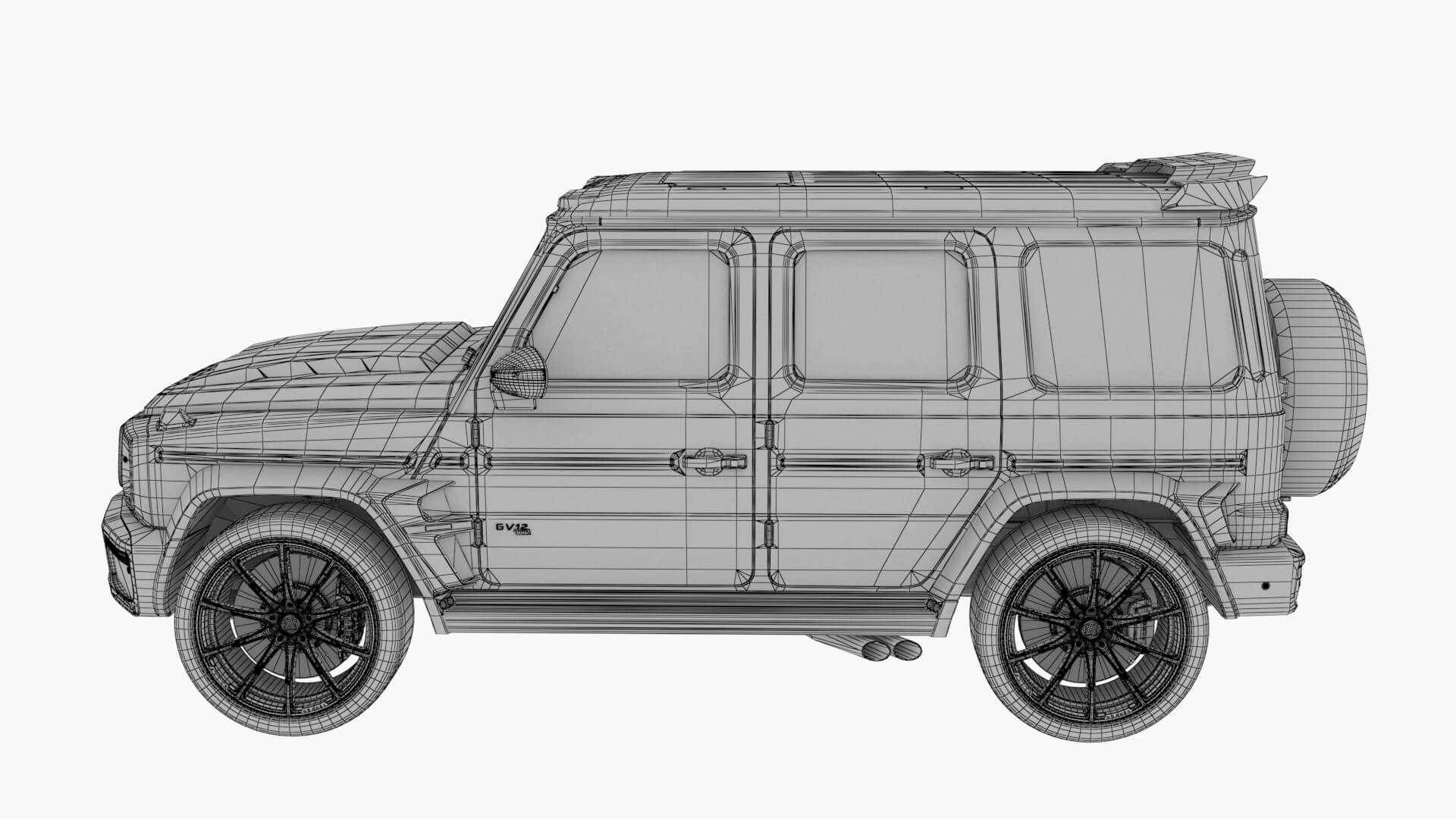 Brabus G V12 900 - 3D Model by ilham45
