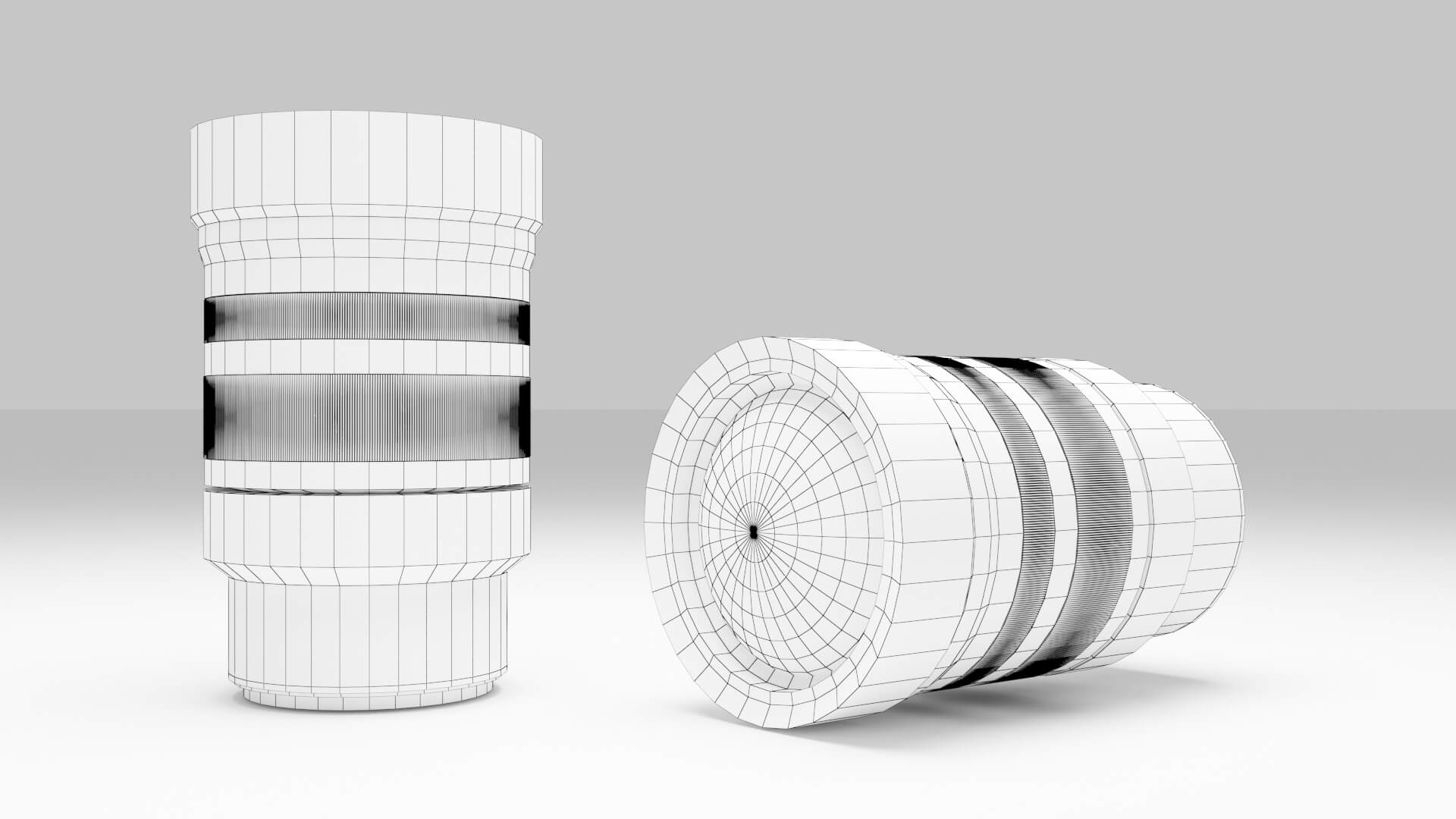 Camera Lens - 3D Model by ilham45