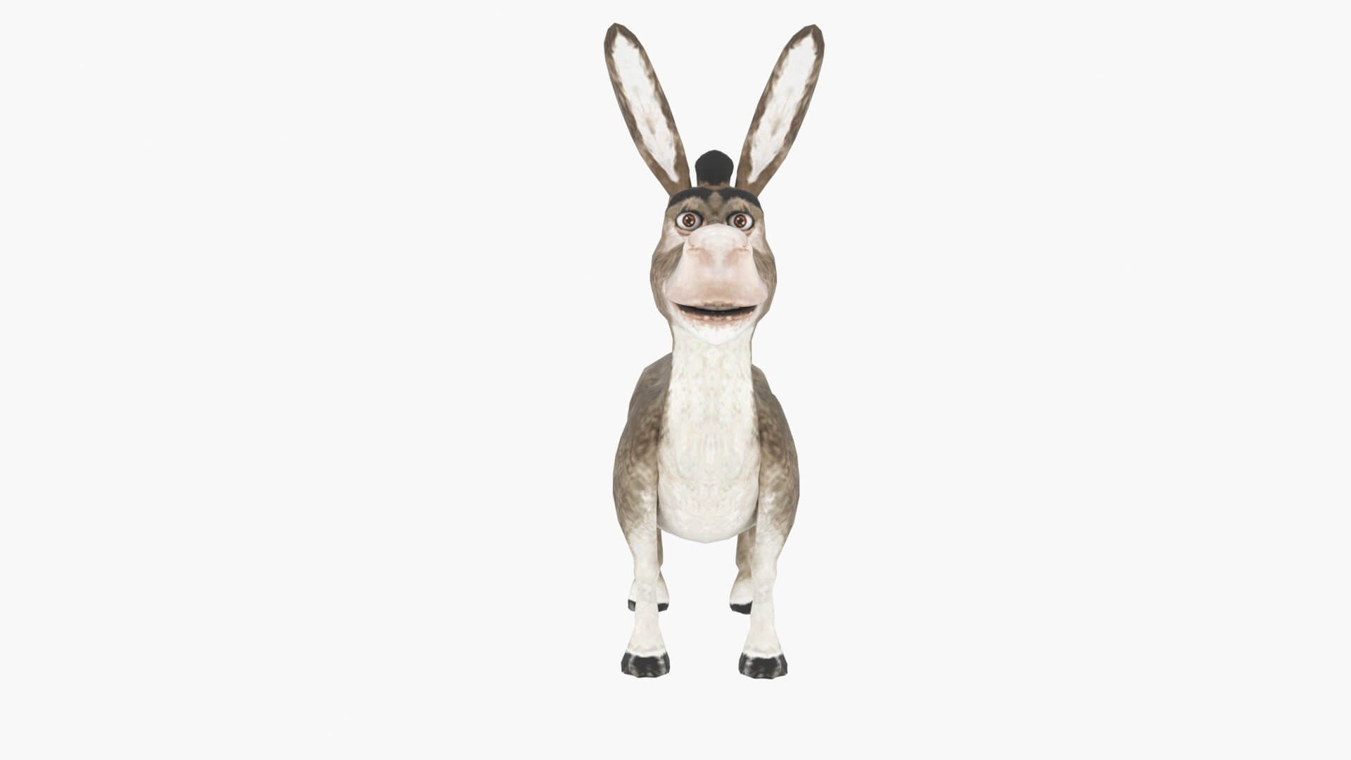 Cartoon Donkey from Shrek - 3D Model by ilham45