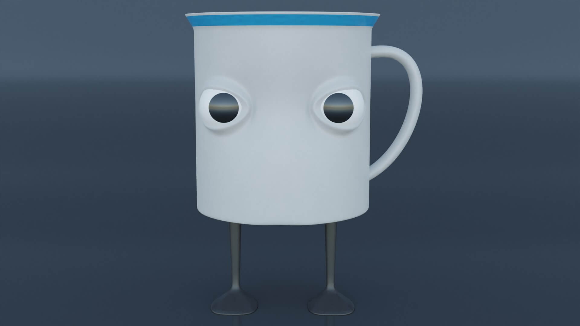 Cartoon Glass Cup - 3D Model by ilham45