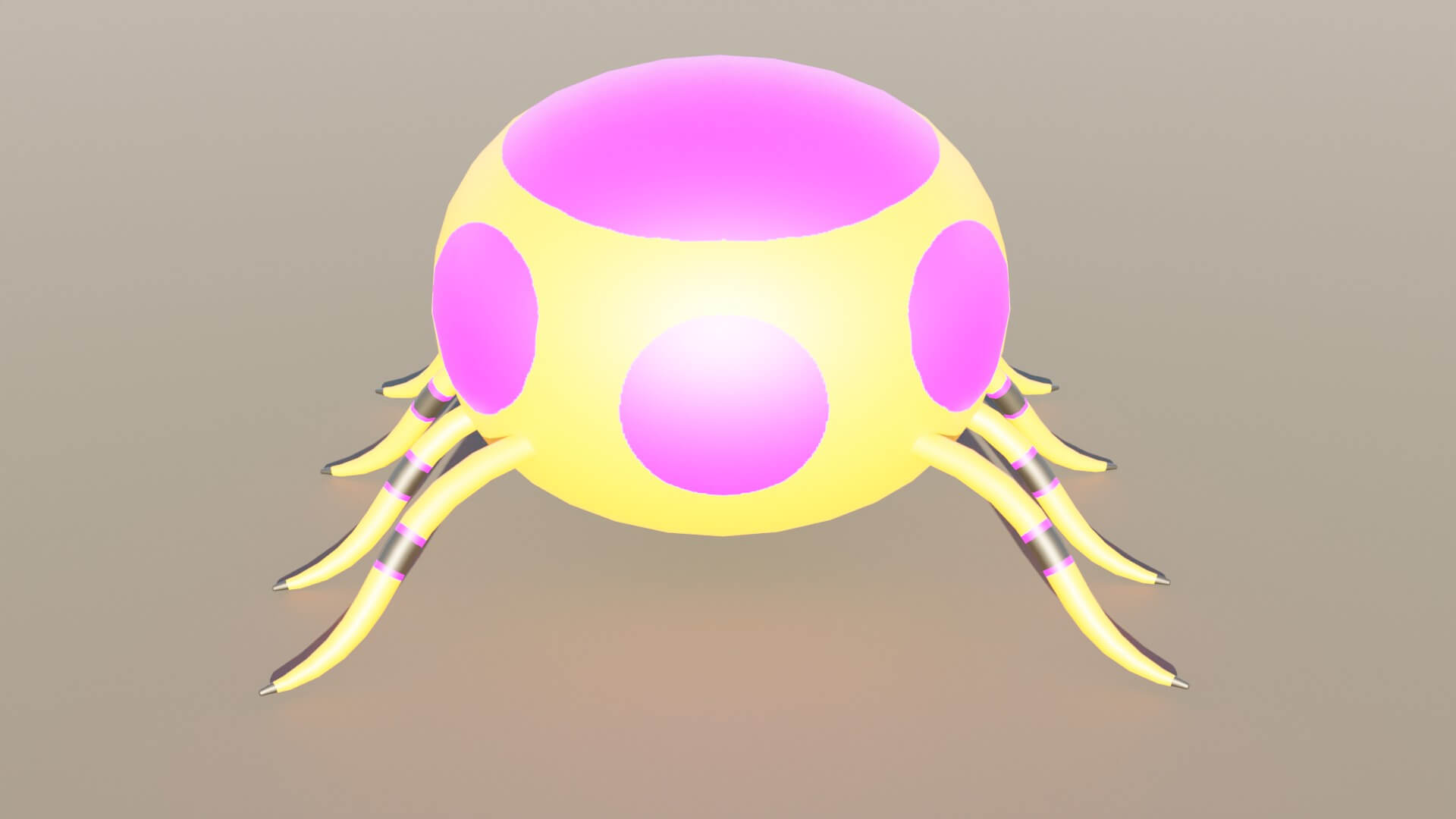 Cartoon Spider - 3D Model by ilham45