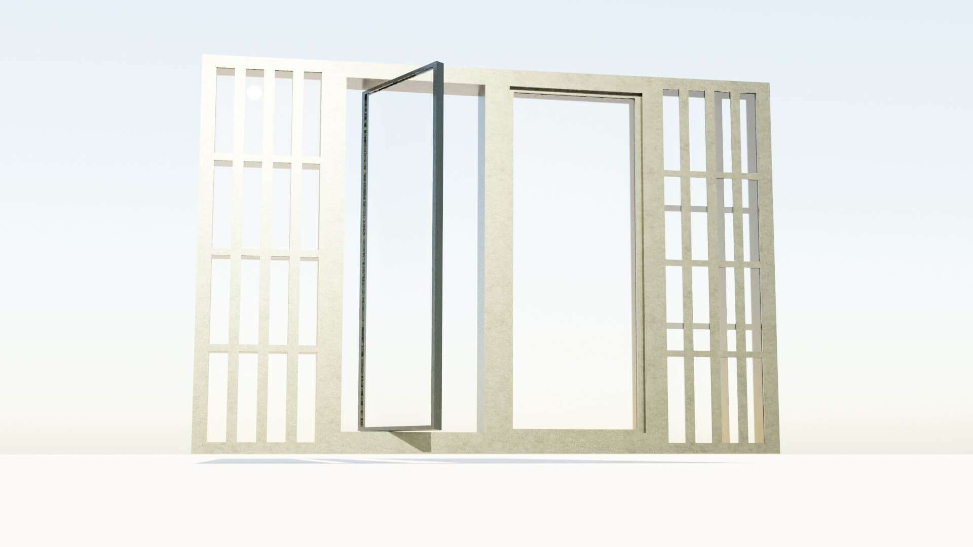 Casement Window - 3D Model by ilham45