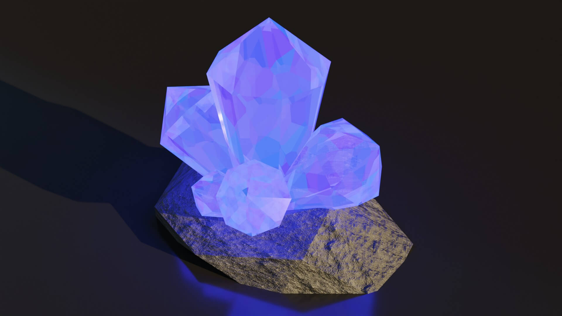 Crystal Chunk - 3D Model by ilham45