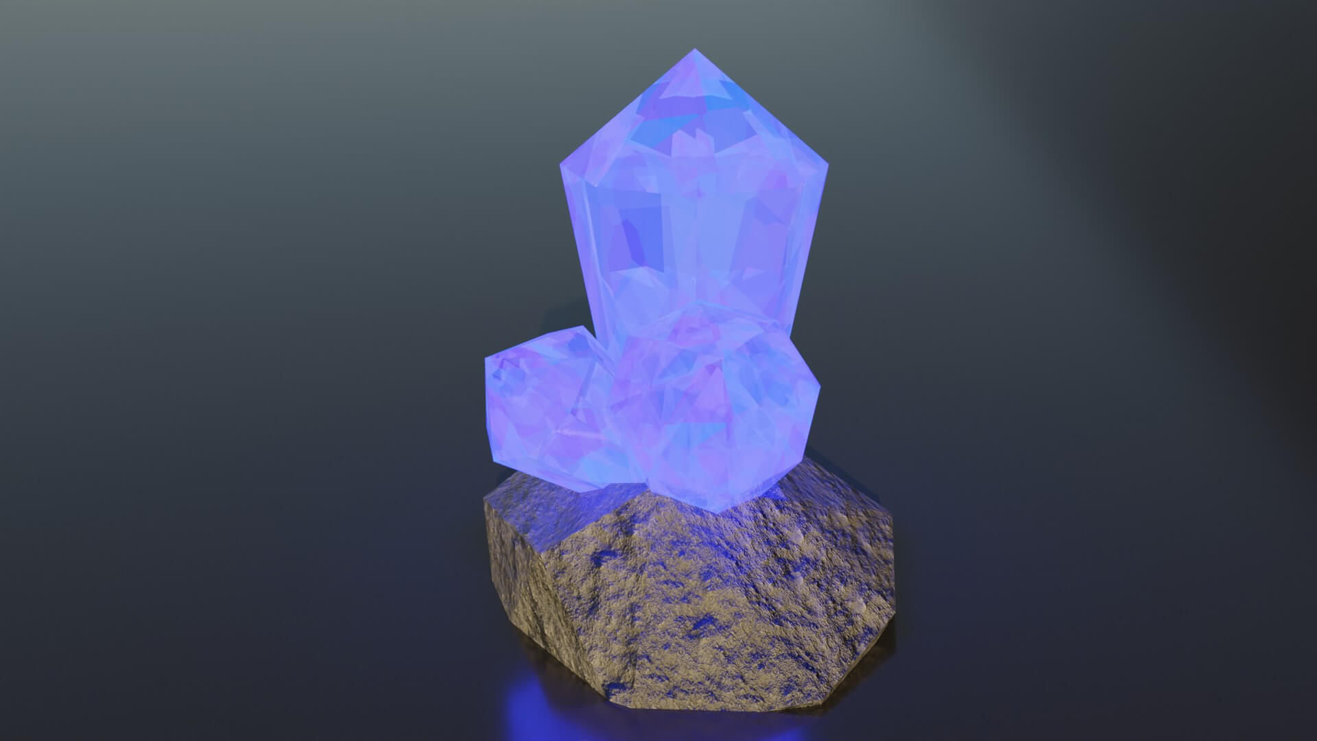 Crystal Chunk - 3D Model by ilham45