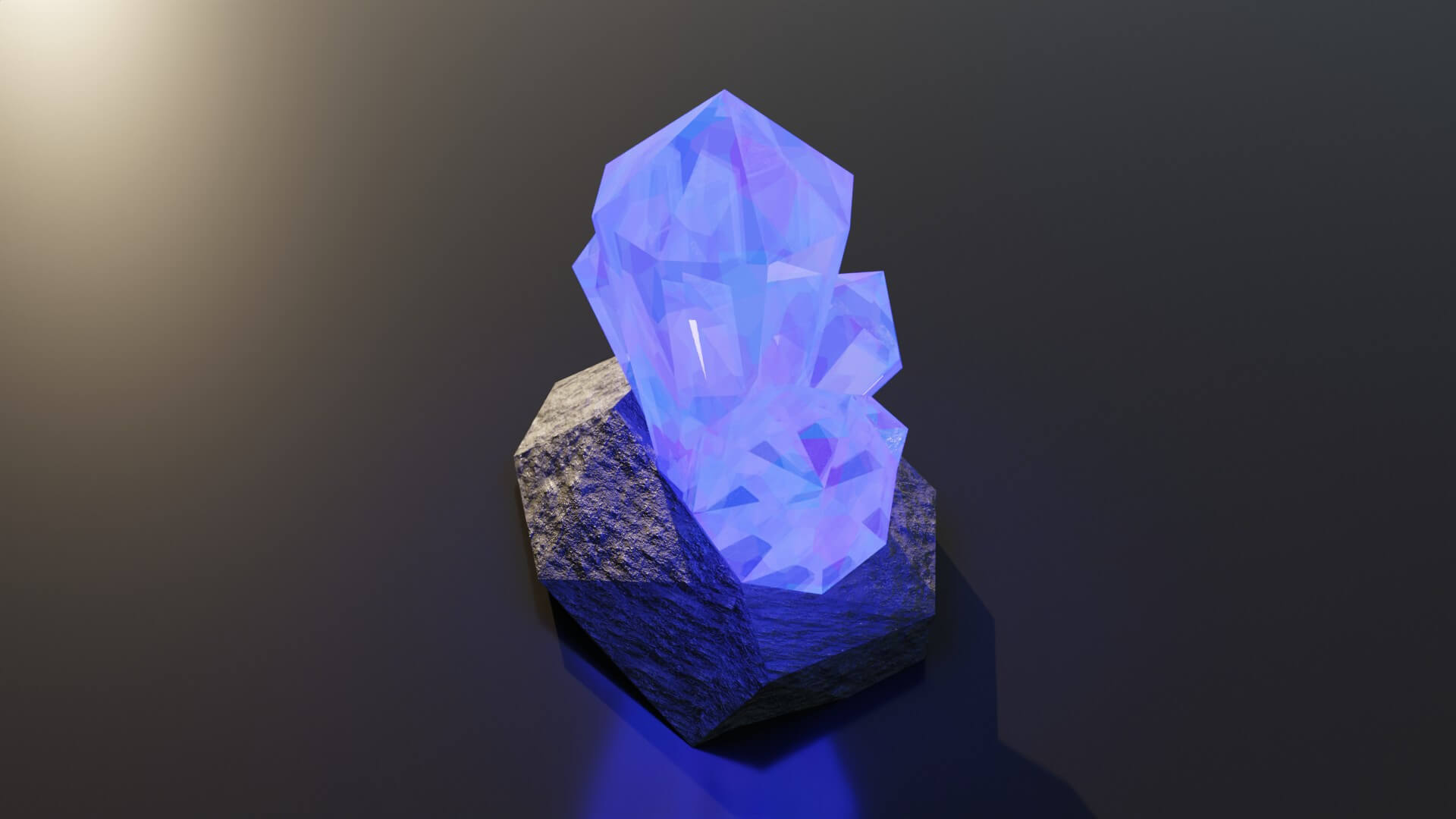 Crystal Chunk - 3D Model by ilham45