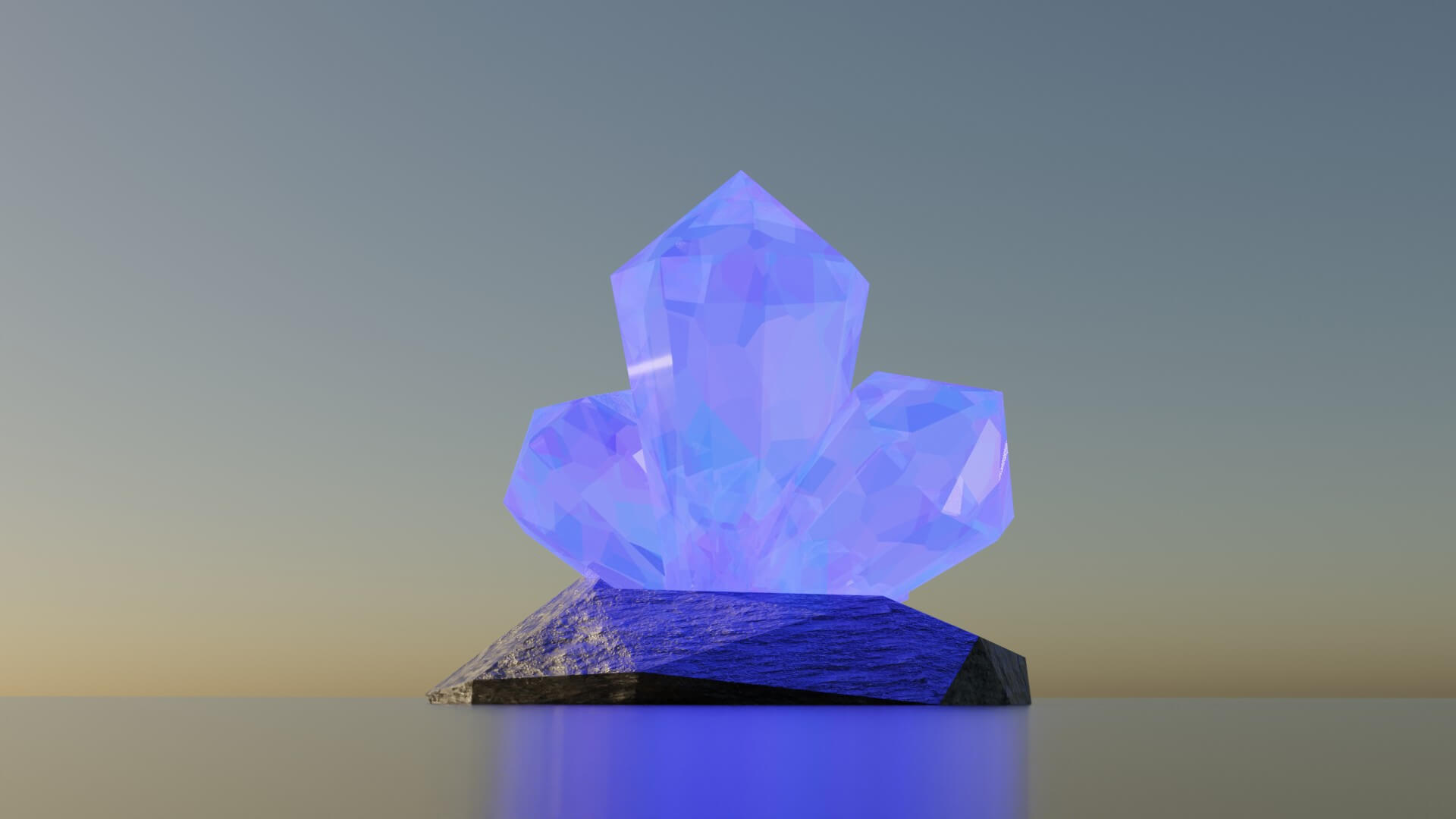 Crystal Chunk - 3D Model by ilham45