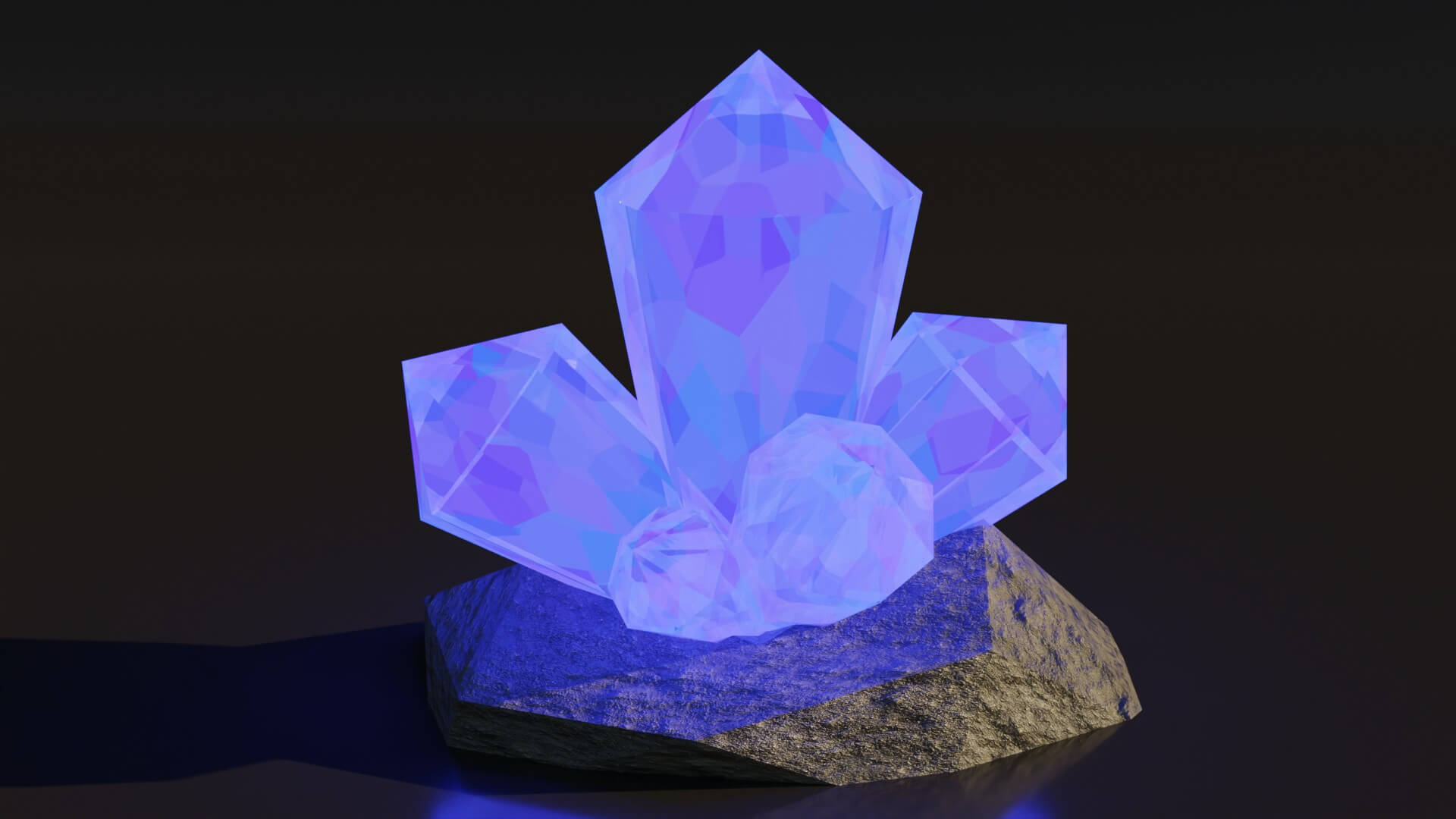 Crystal Chunk - 3D Model by ilham45