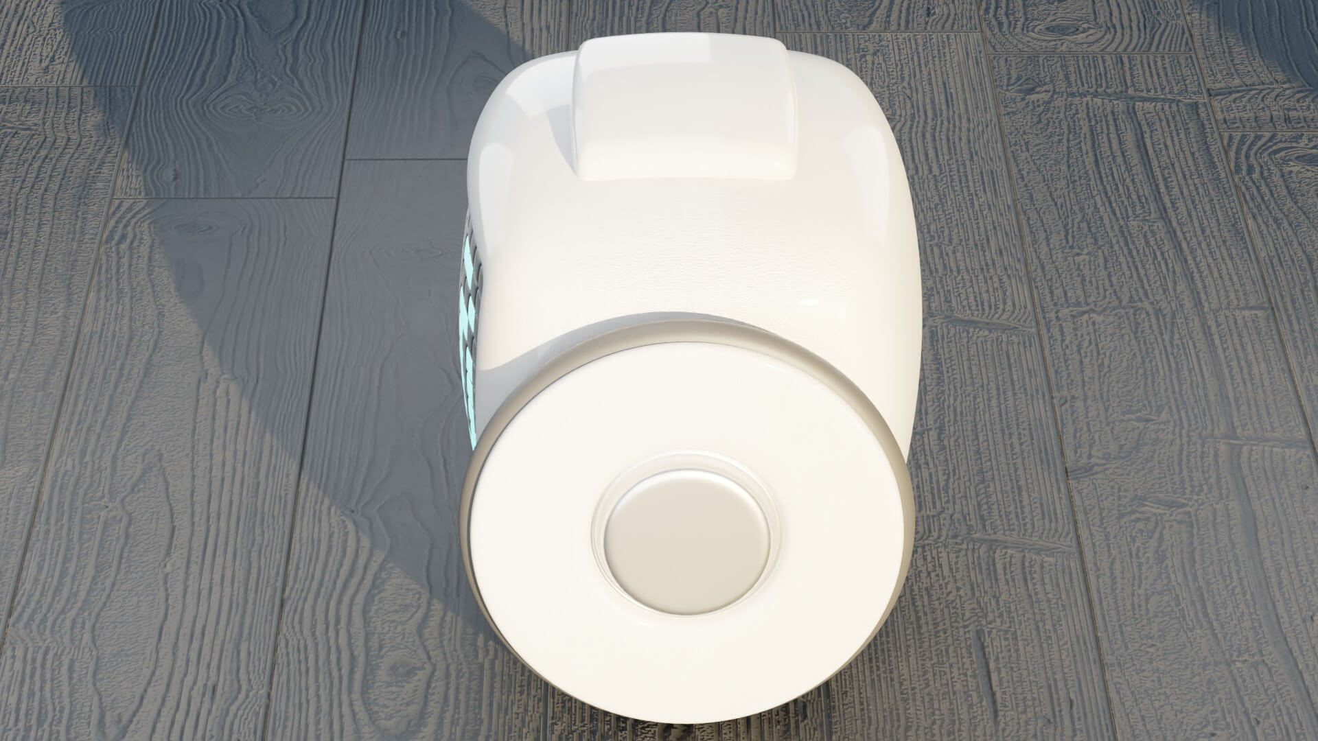 Cute Wheeled Robot - 3D Model by ilham45