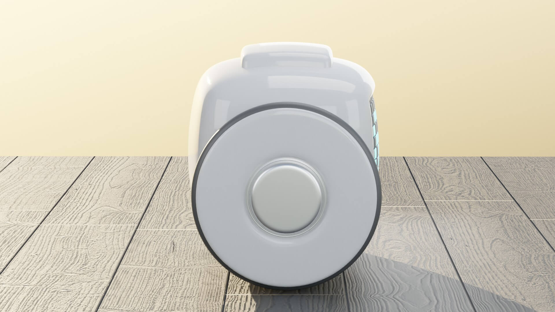 Cute Wheeled Robot - 3D Model by ilham45