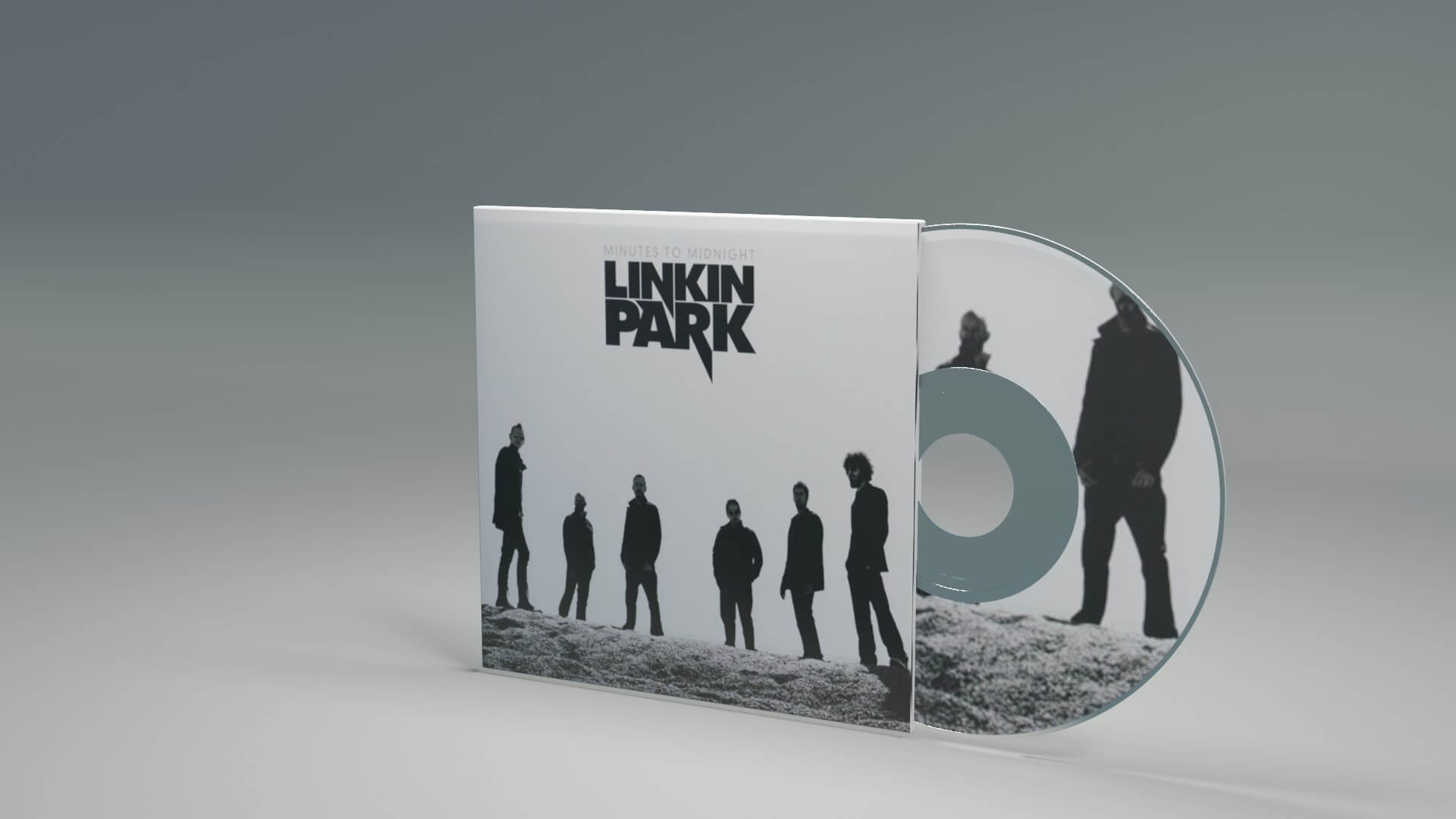 Disk Album Linkin Park Minutes To Midnight - 3D Model by ilham45