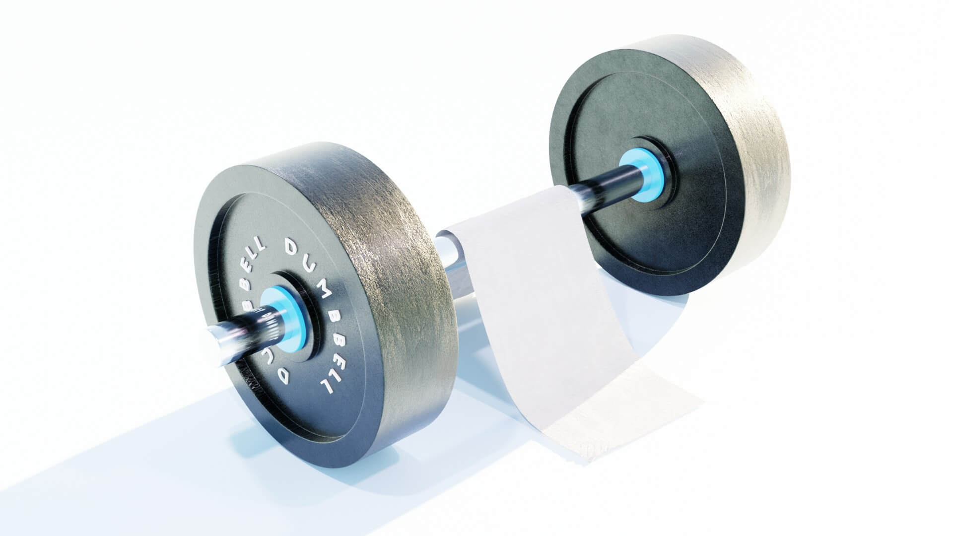 Dumbbell 3D Model by ilham45