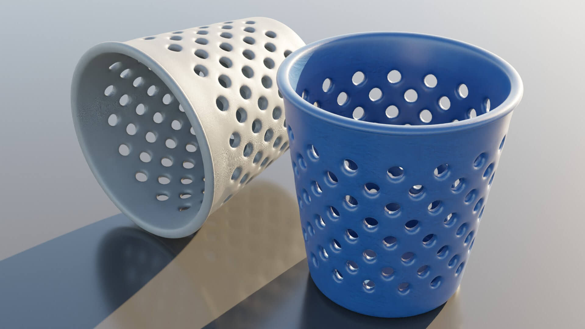 Dustbin Plastic - 3D Model by ilham45