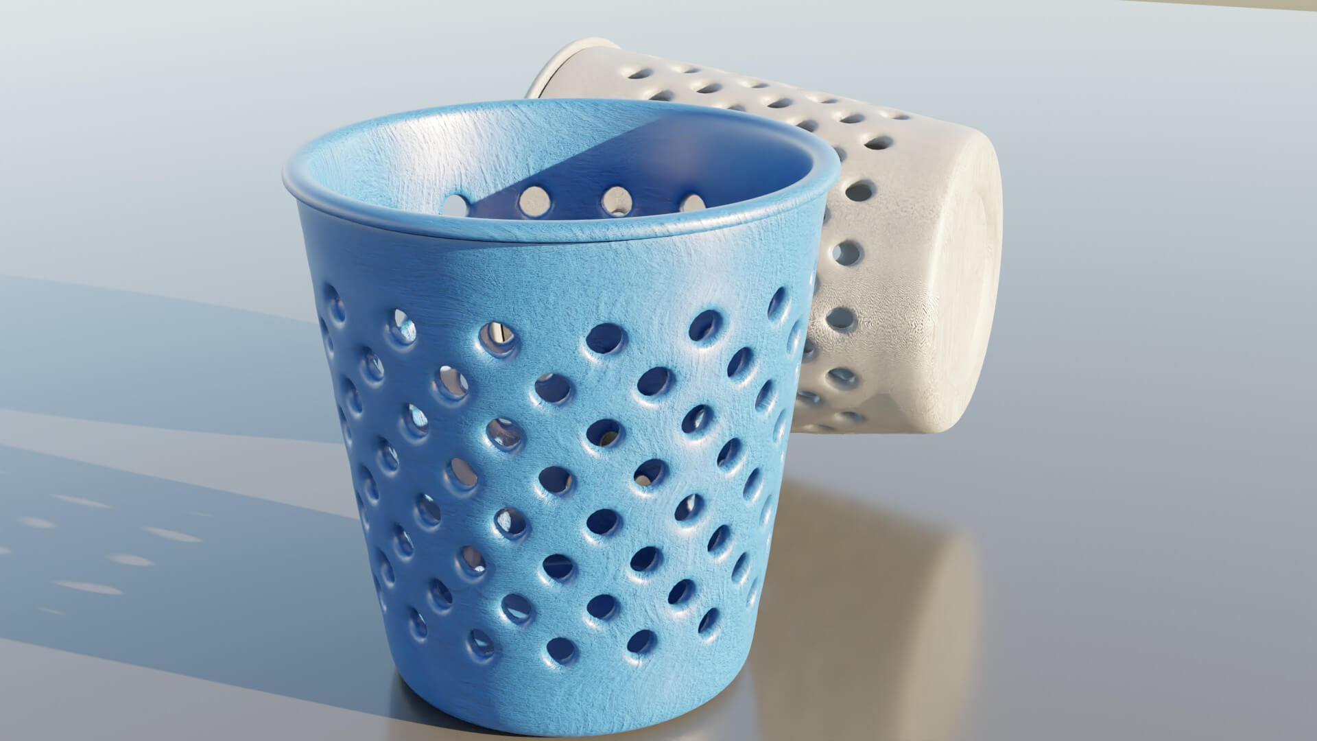 Dustbin Plastic - 3D Model by ilham45