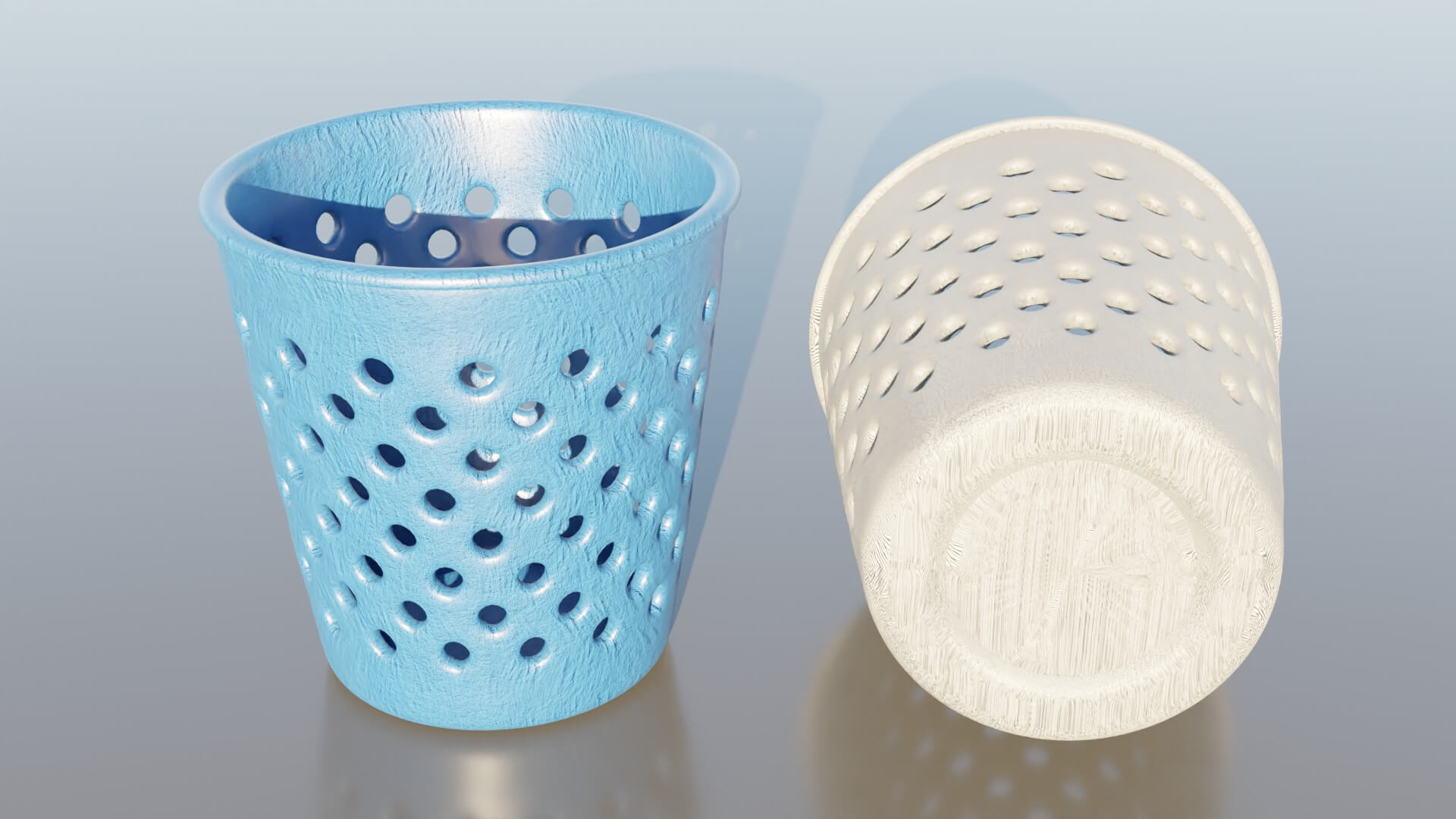 Dustbin Plastic - 3D Model by ilham45
