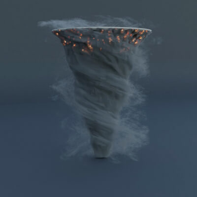 Fire Tornado - 3D Model by ilham45