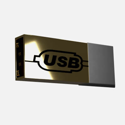 Flashdisk USB Low-Poly 3D Model by ilham45