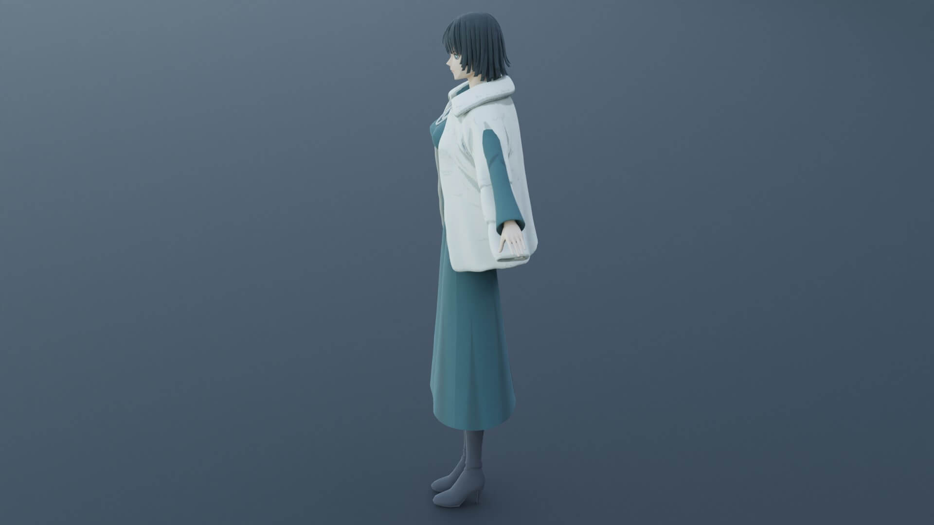 Fubuki - One Punch Man 3D Model by ilham45