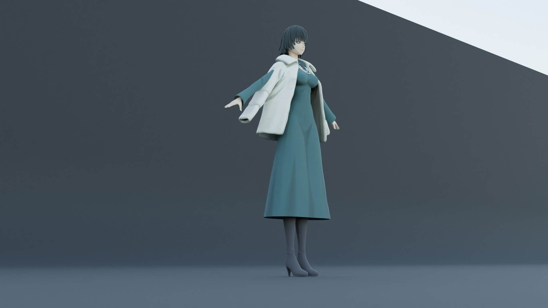 Fubuki - One Punch Man 3D Model by ilham45