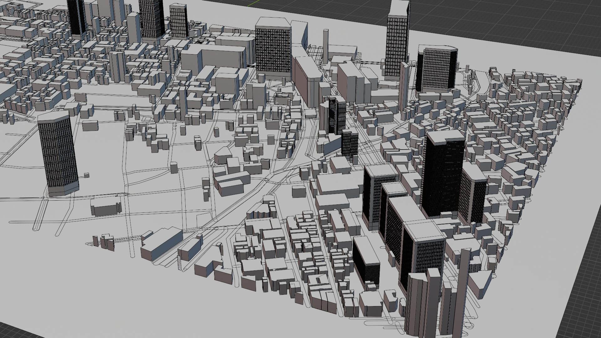 Fukuoka Japan Citymap Building - 3D Model by ilham45