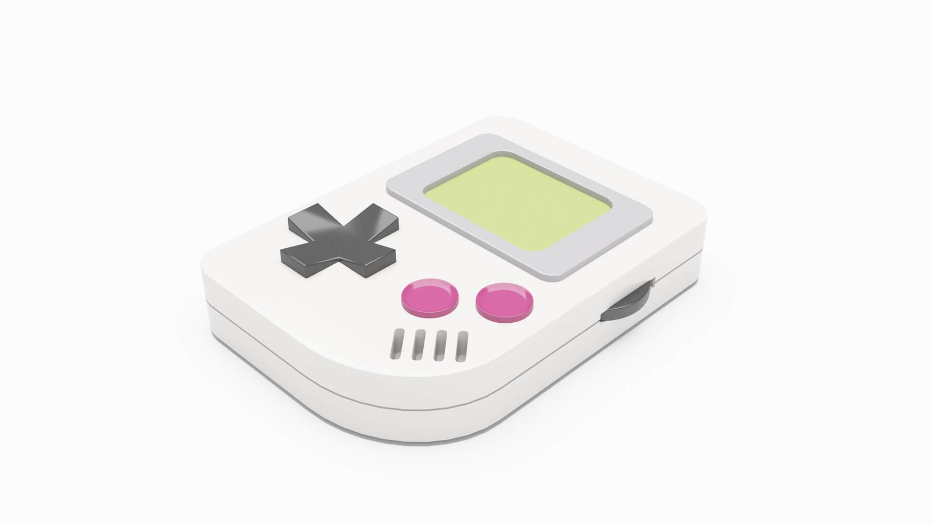 Game Boy Pocket - 3D Model by ilham45