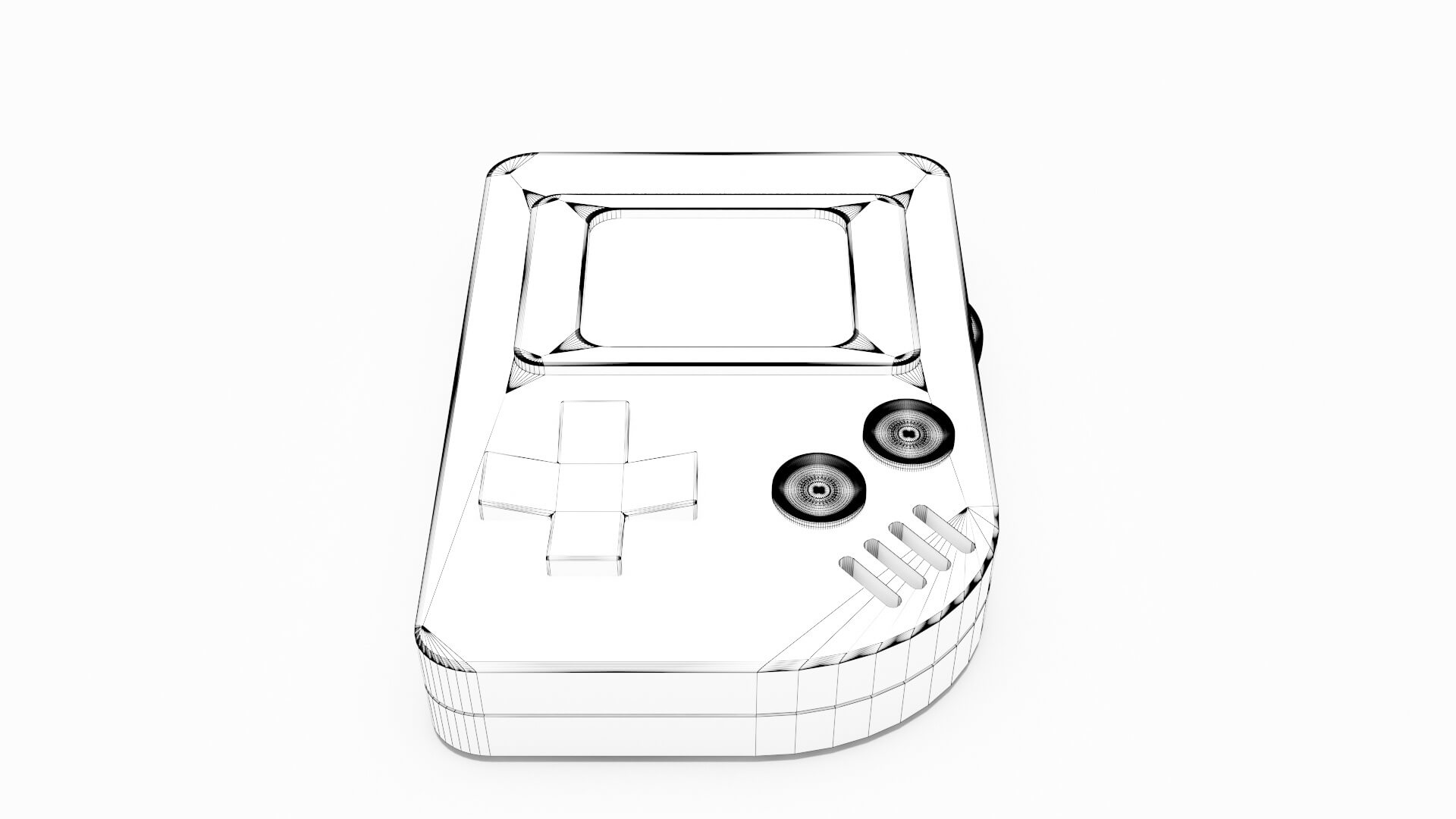 Game Boy Pocket - 3D Model by ilham45