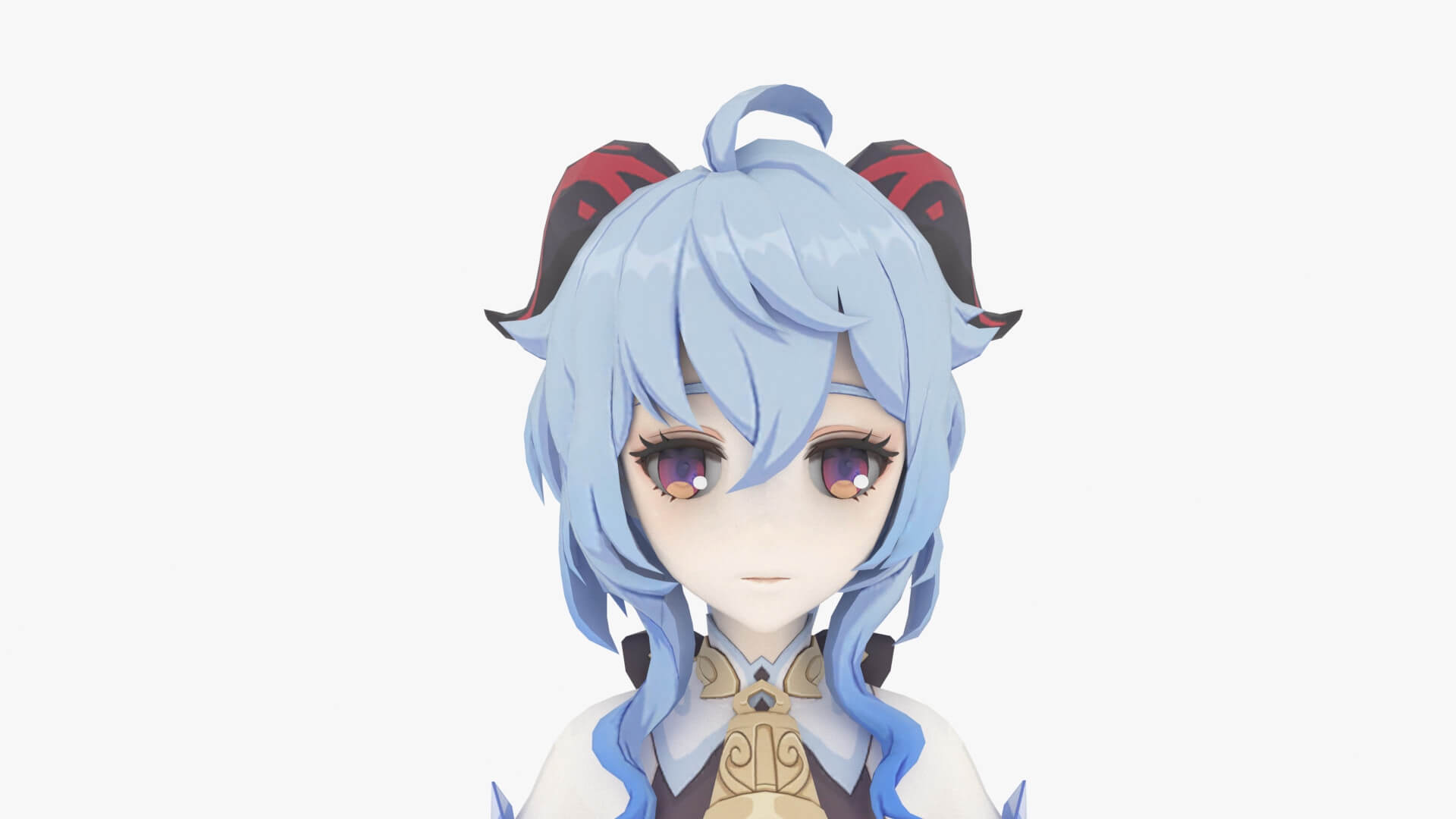 Ganyu - Genshin Impact 3D Model by ilham45