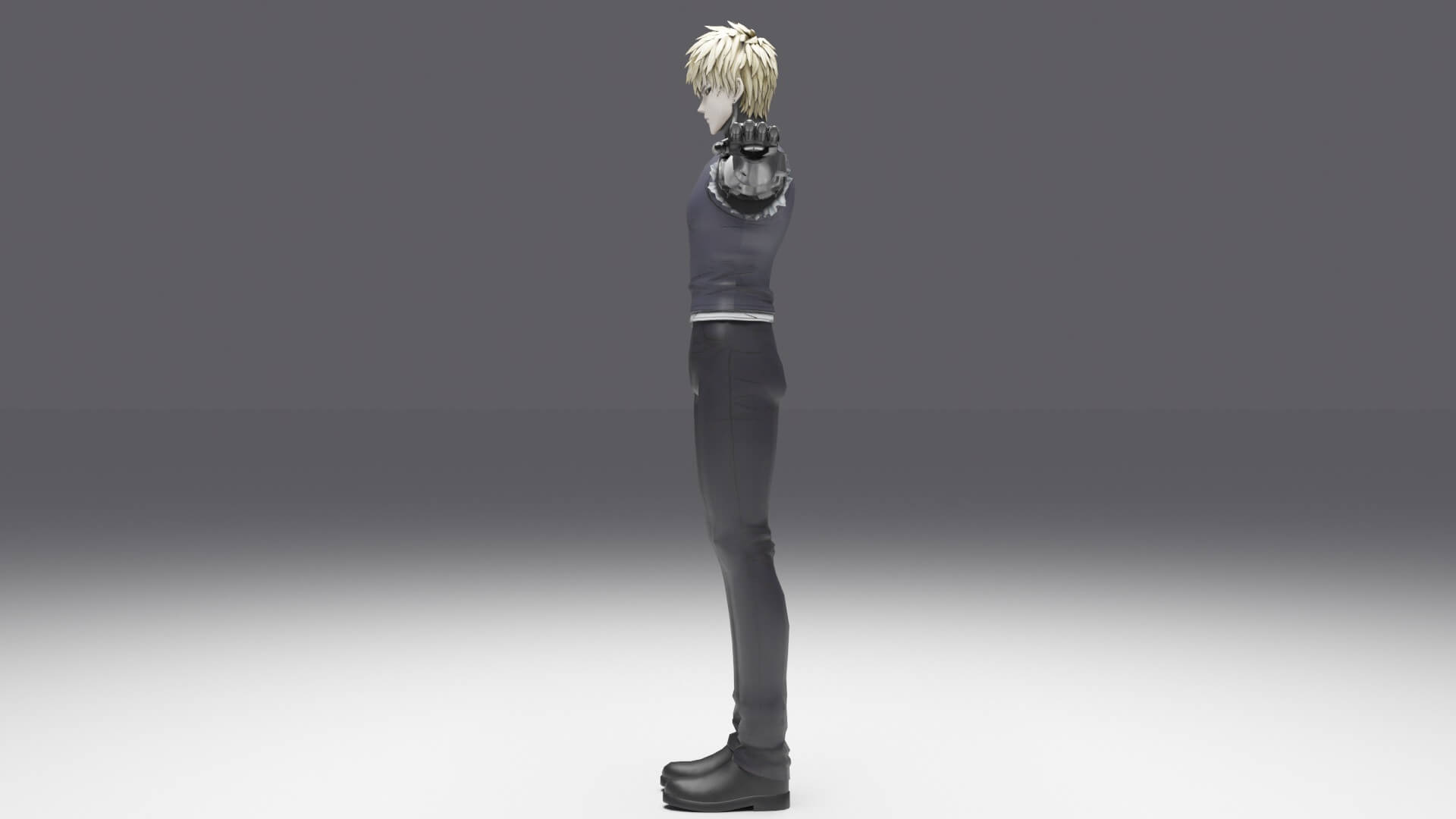 Genos - One Punch Man 3D Model by ilham45