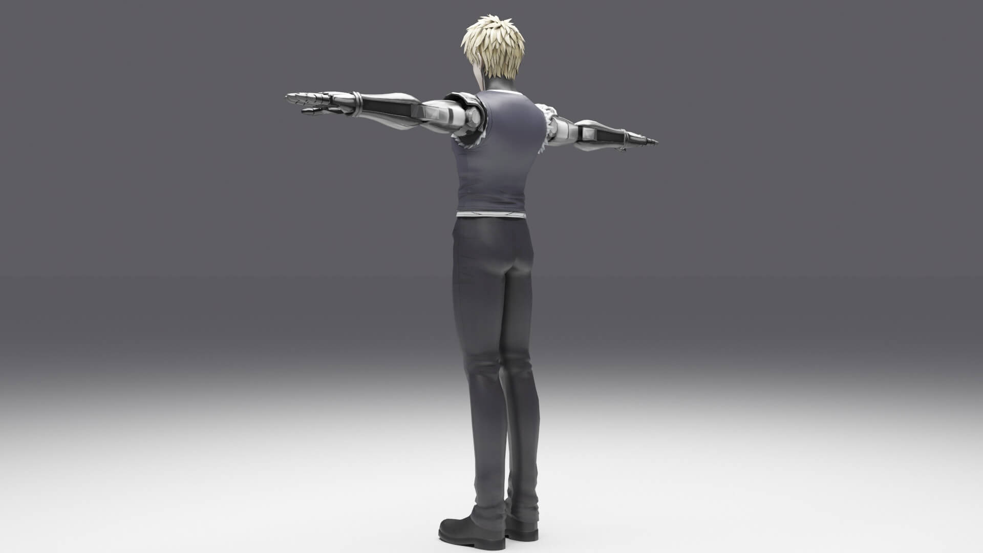 Genos - One Punch Man 3D Model by ilham45