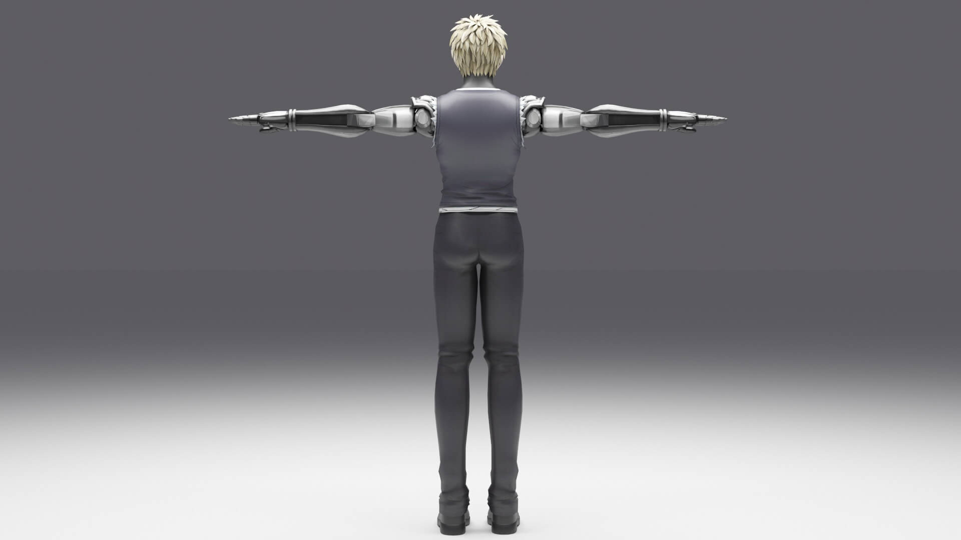 Genos - One Punch Man 3D Model by ilham45