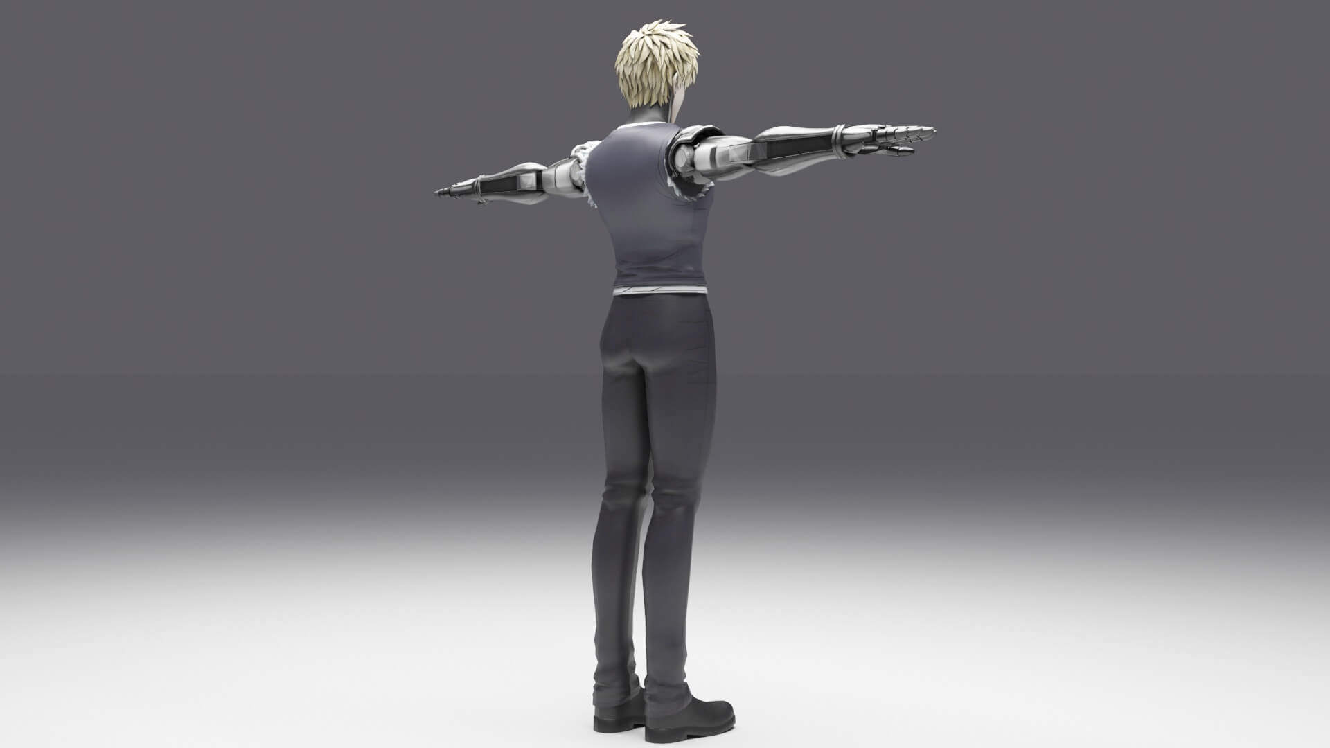 Genos - One Punch Man 3D Model by ilham45