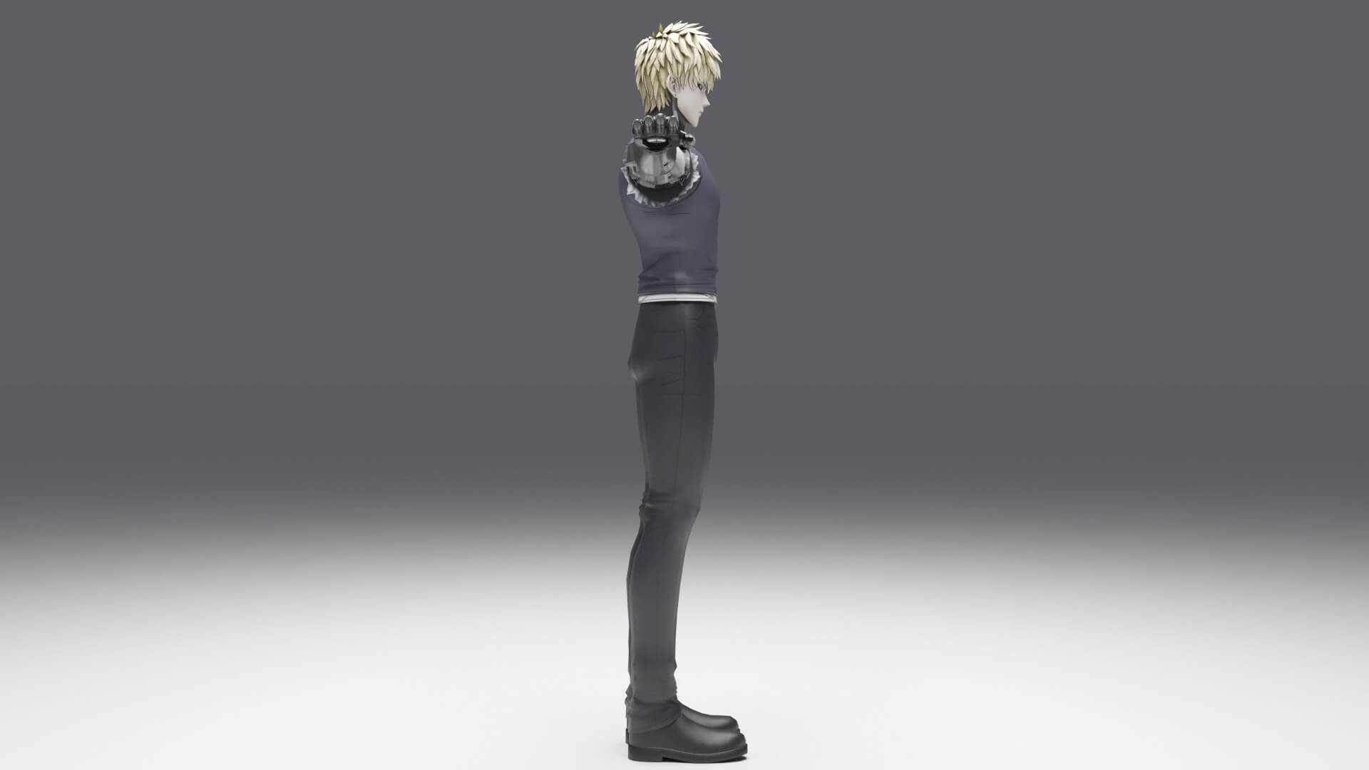 Genos - One Punch Man 3D Model by ilham45